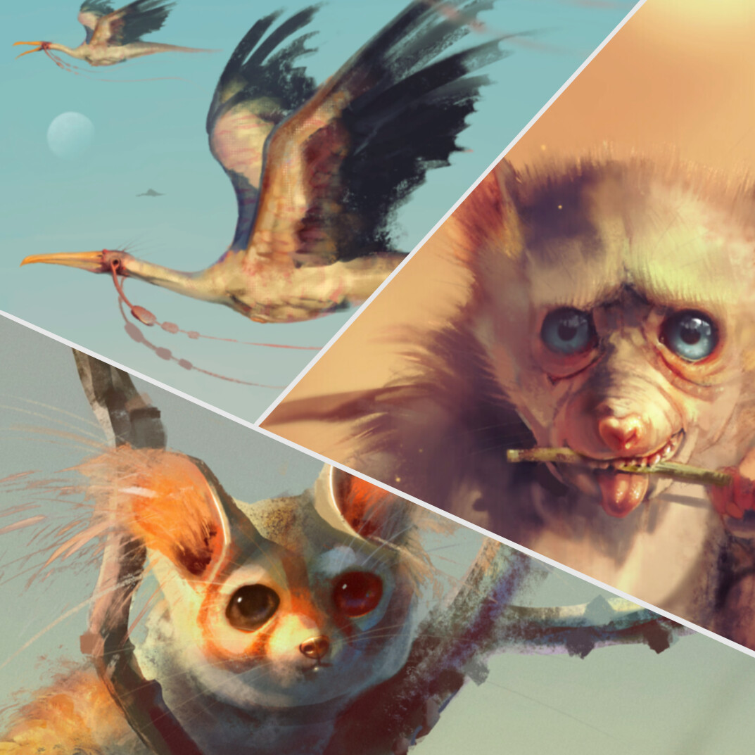 ArtStation - Creature Paintings