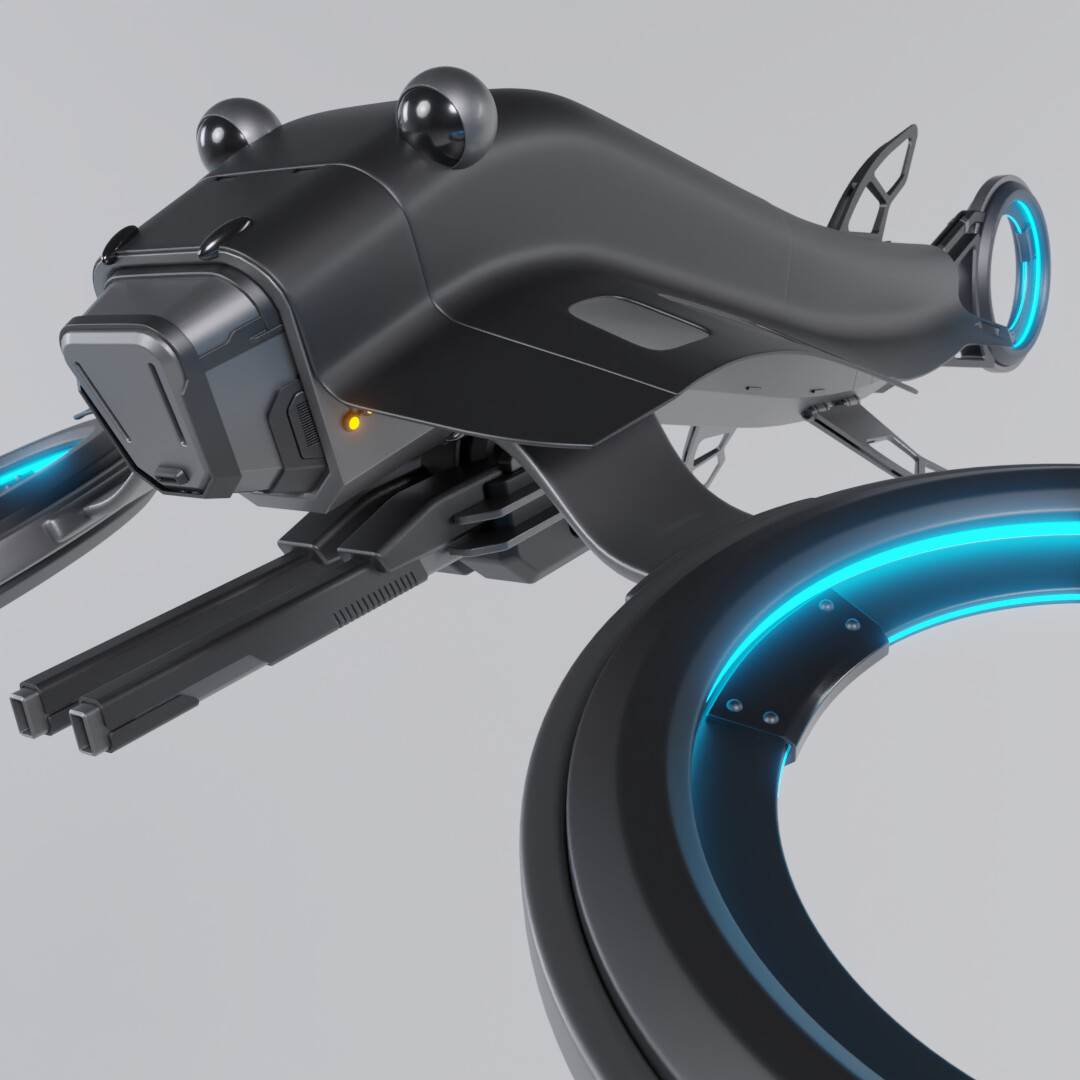 ArtStation - Drone + Random Hard surface practice