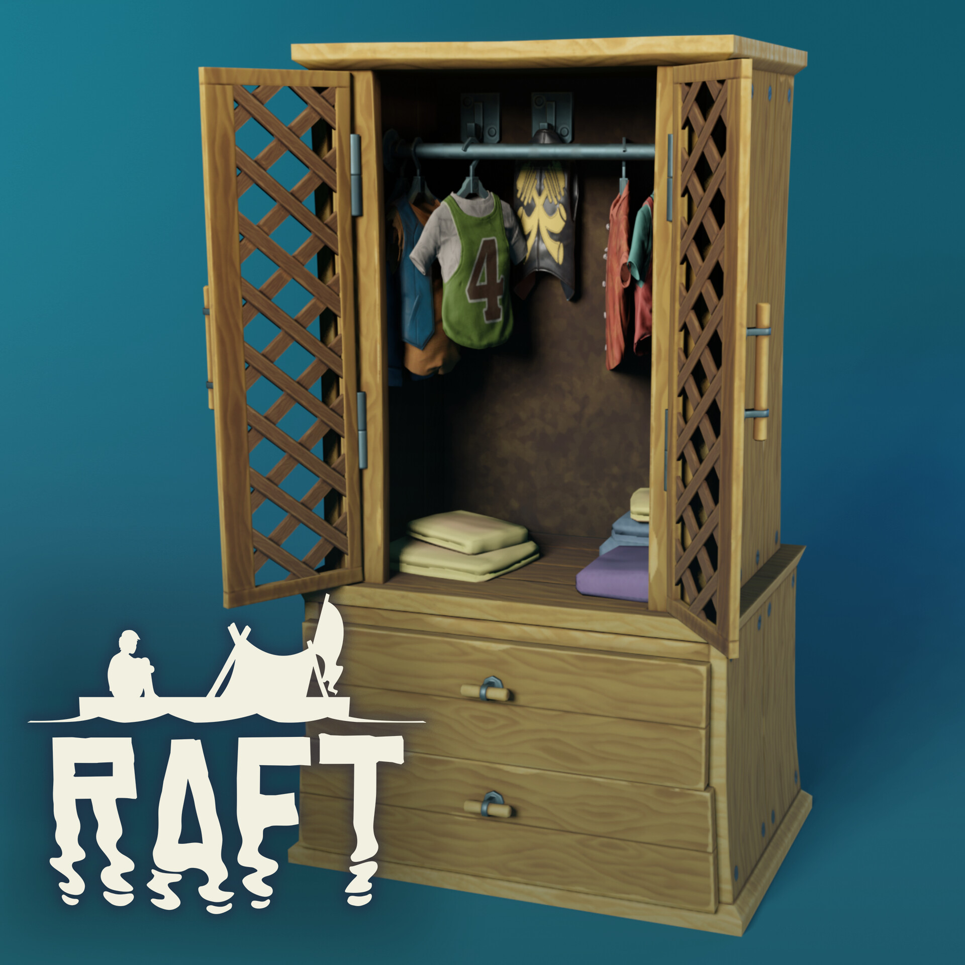 ArtStation - Raft: Furniture