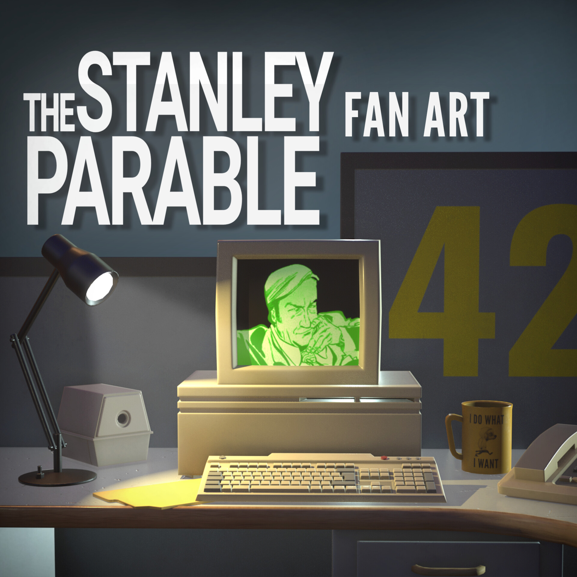 ArtStation - Stanley Parable workplace Fan Art