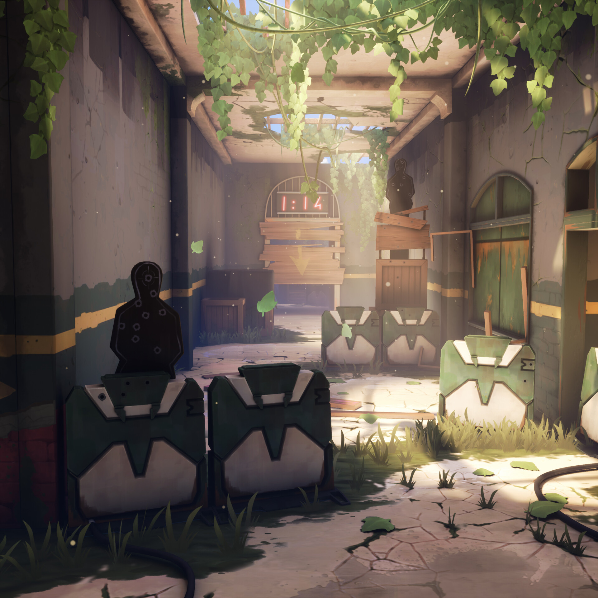 ArtStation - The Range - Valorant Inspired Environment