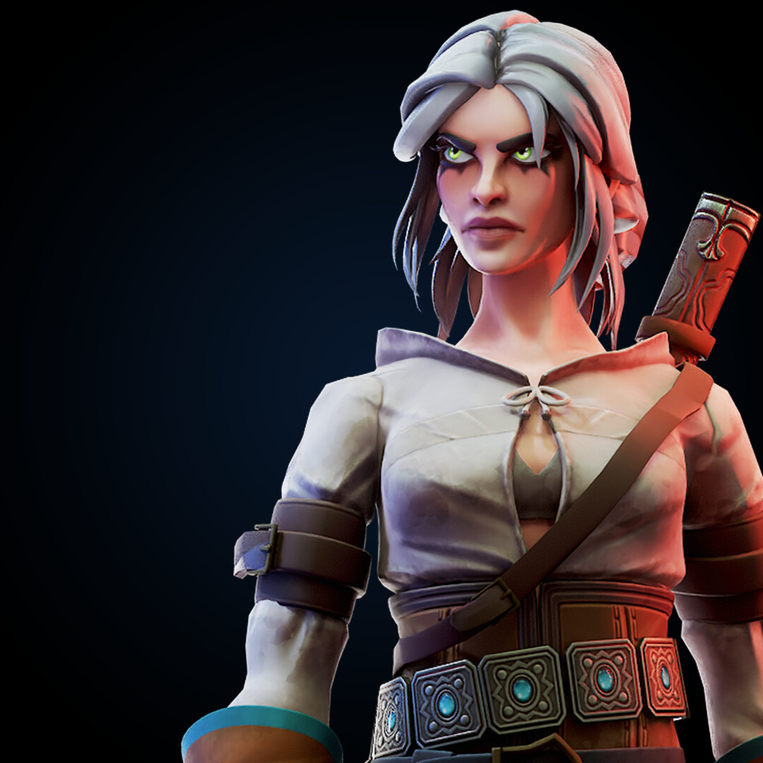 ArtStation - Ciri - Realtime stylized character