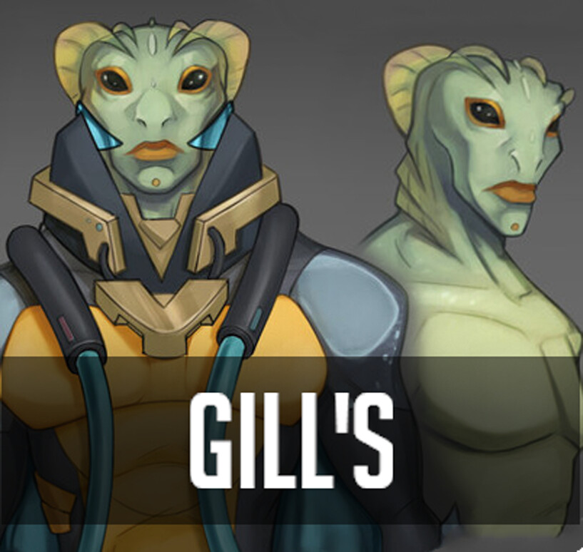 ArtStation - Gill character