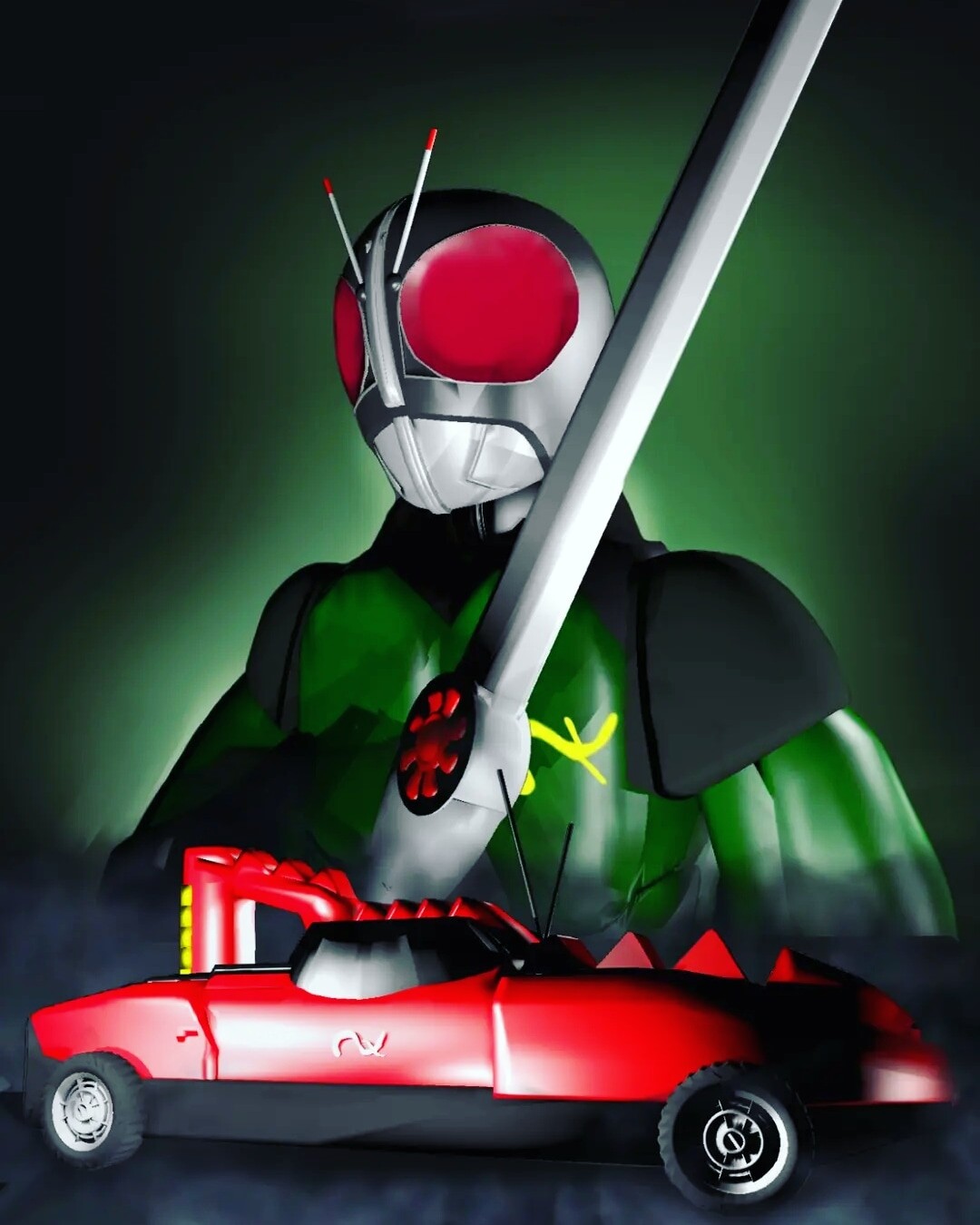 ArtStation - Saban's Masked Rider