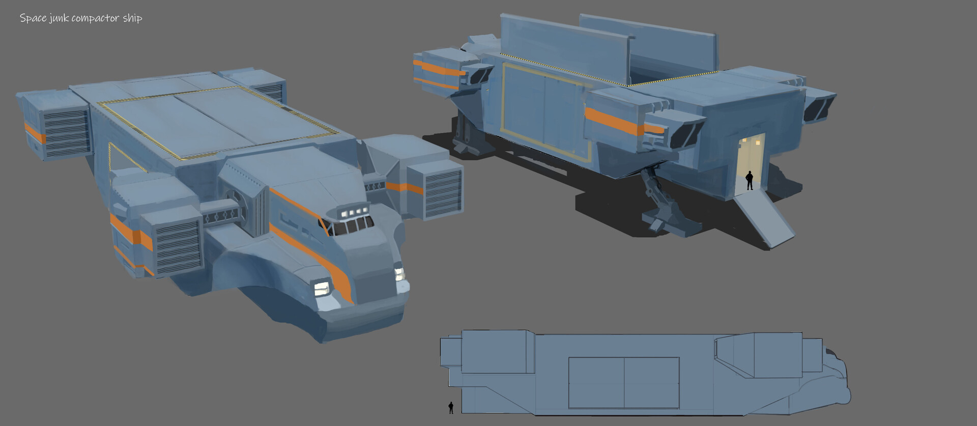 ArtStation - Space Junker Props