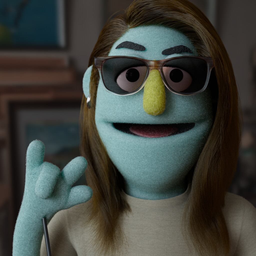 ArtStation - Muppet Portrait - "Quinn"