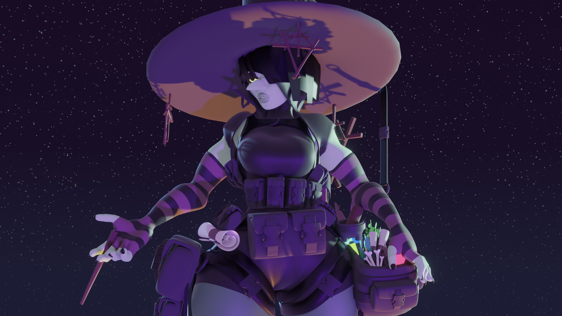 ArtStation - Tacticool Witch