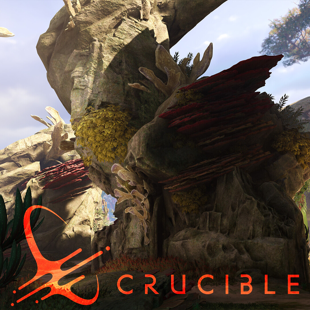 ArtStation - Crucible // Organic Rocks and Foliage