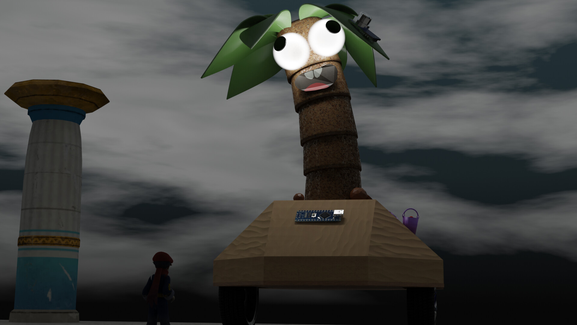 ArtStation - Vicente van coco - Robot Pegatortas