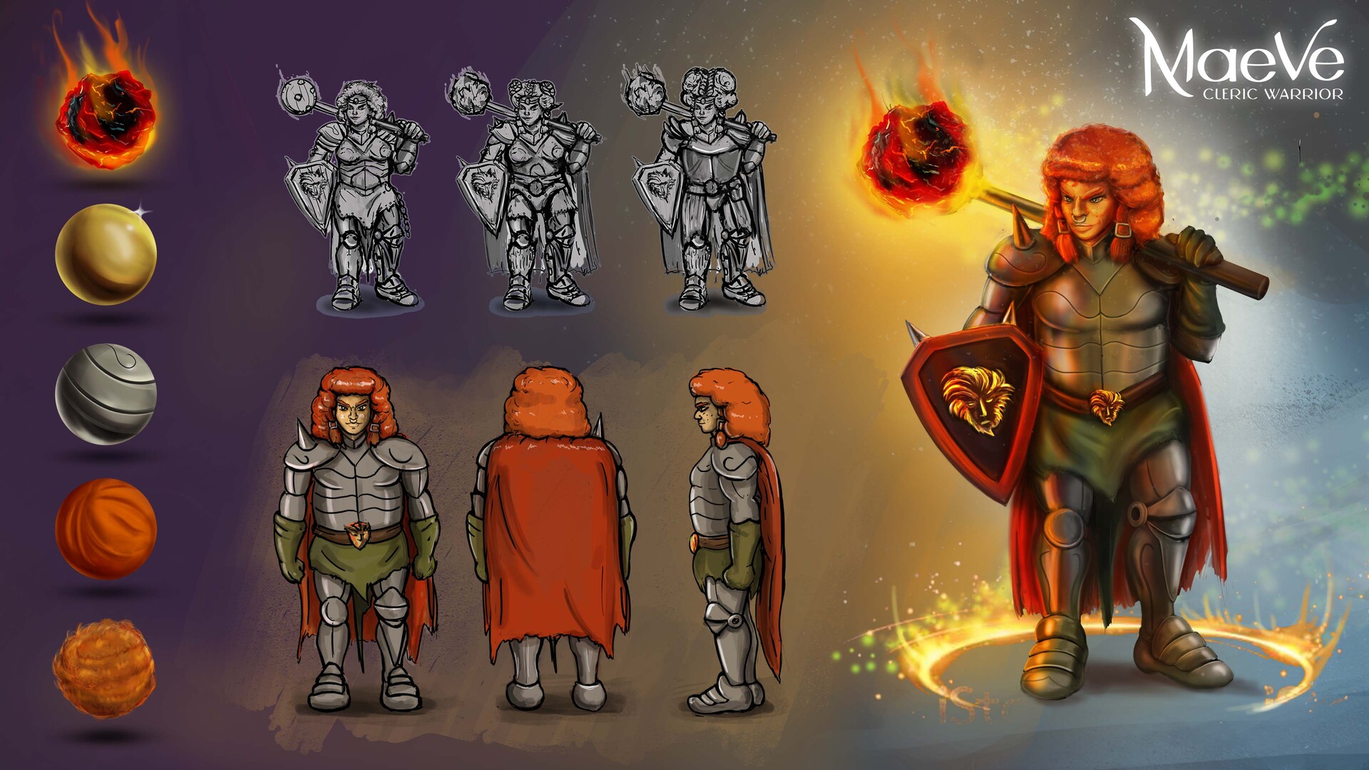 ArtStation - Battleground - Cleric VS Beast