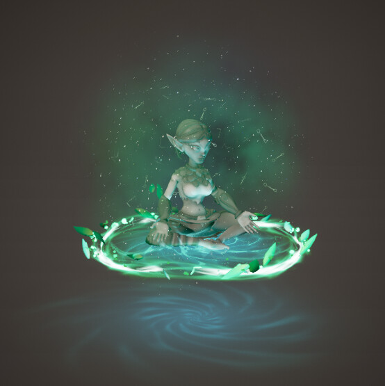 ArtStation - Elf Healing VFX
