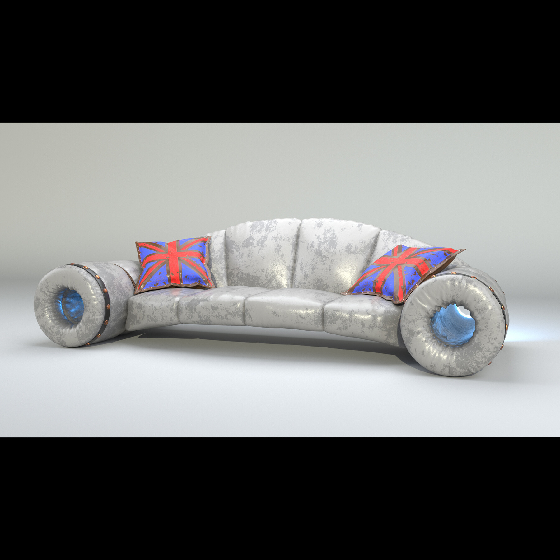 ArtStation - Turbo sofa in gray color
