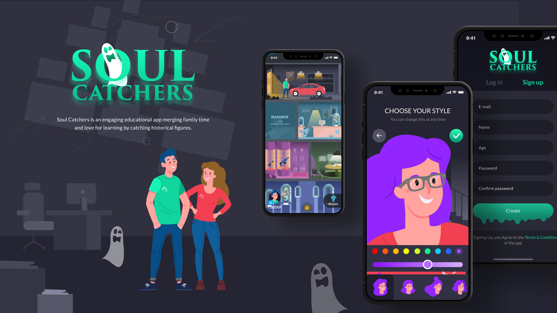 ArtStation - Soul Catchers. UI for a mobile game