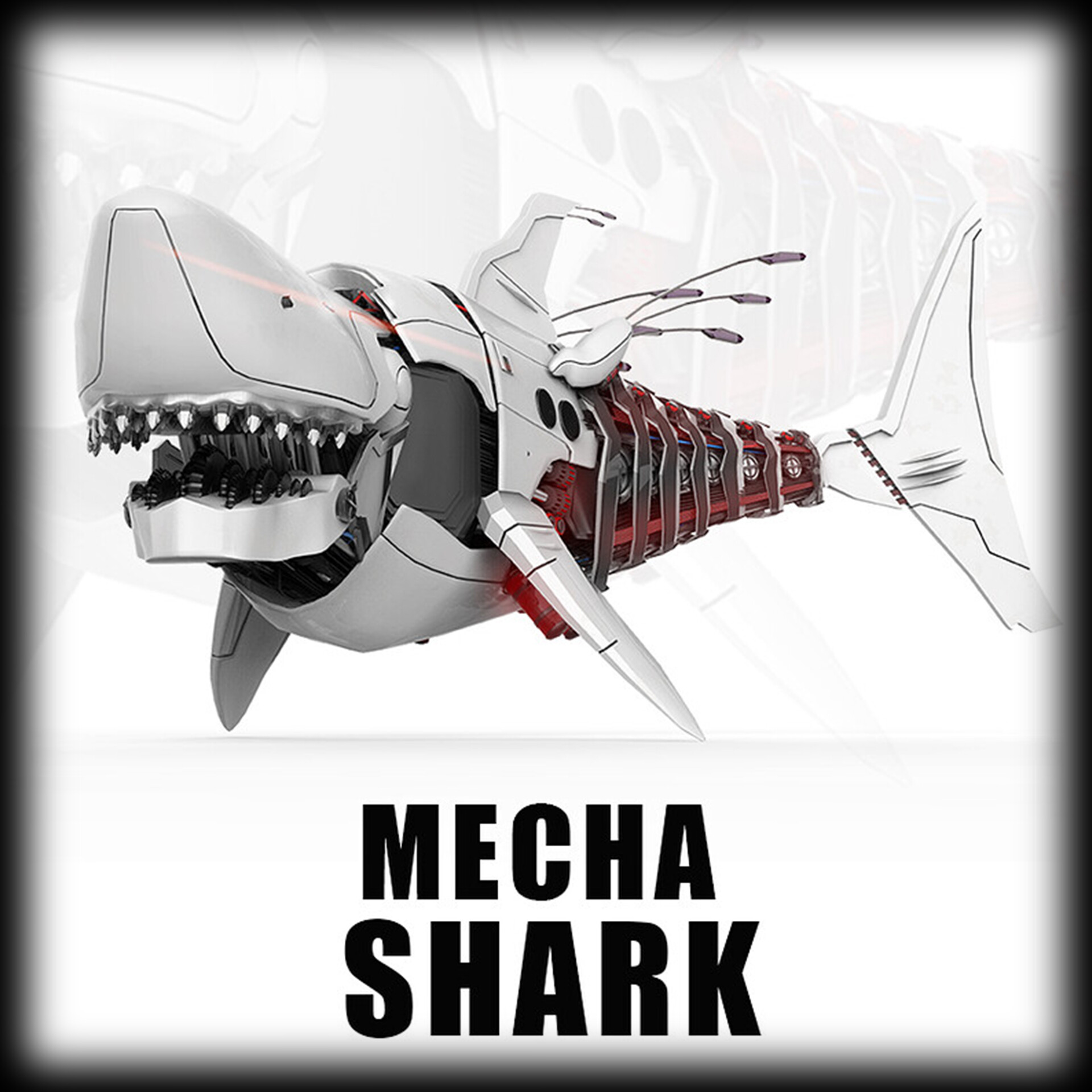 ArtStation - Shark Mecha