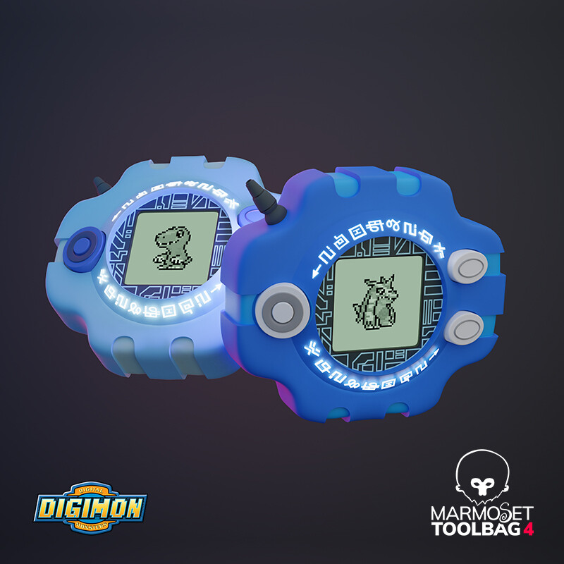 ArtStation - Digimon - Digivice Game Ready