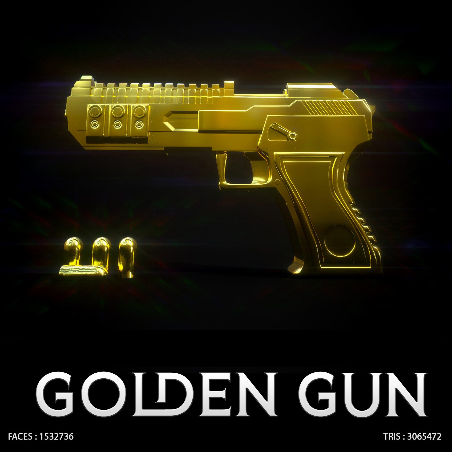 ArtStation - Gold Gun