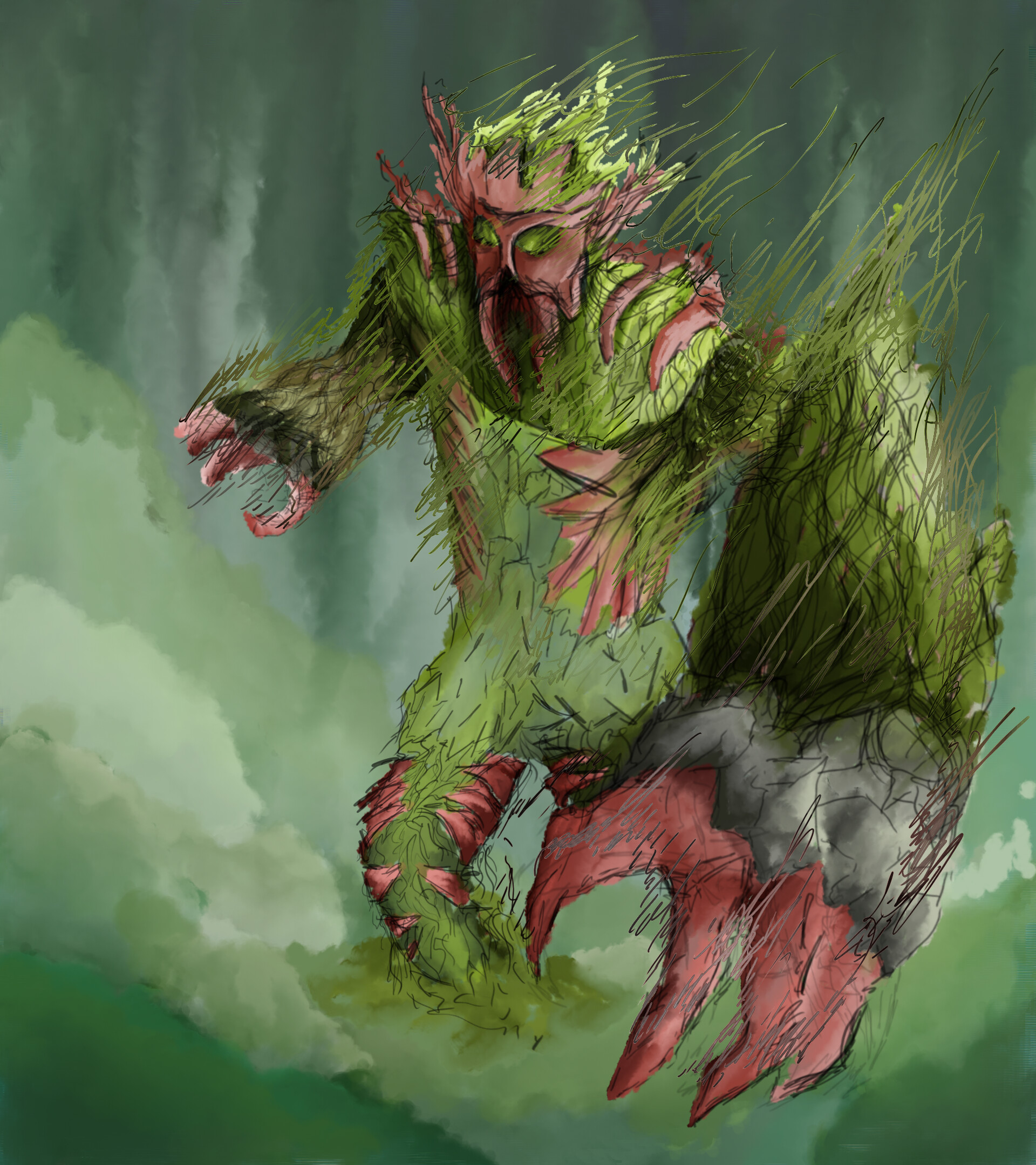 ArtStation - Character Design - Forest Giant