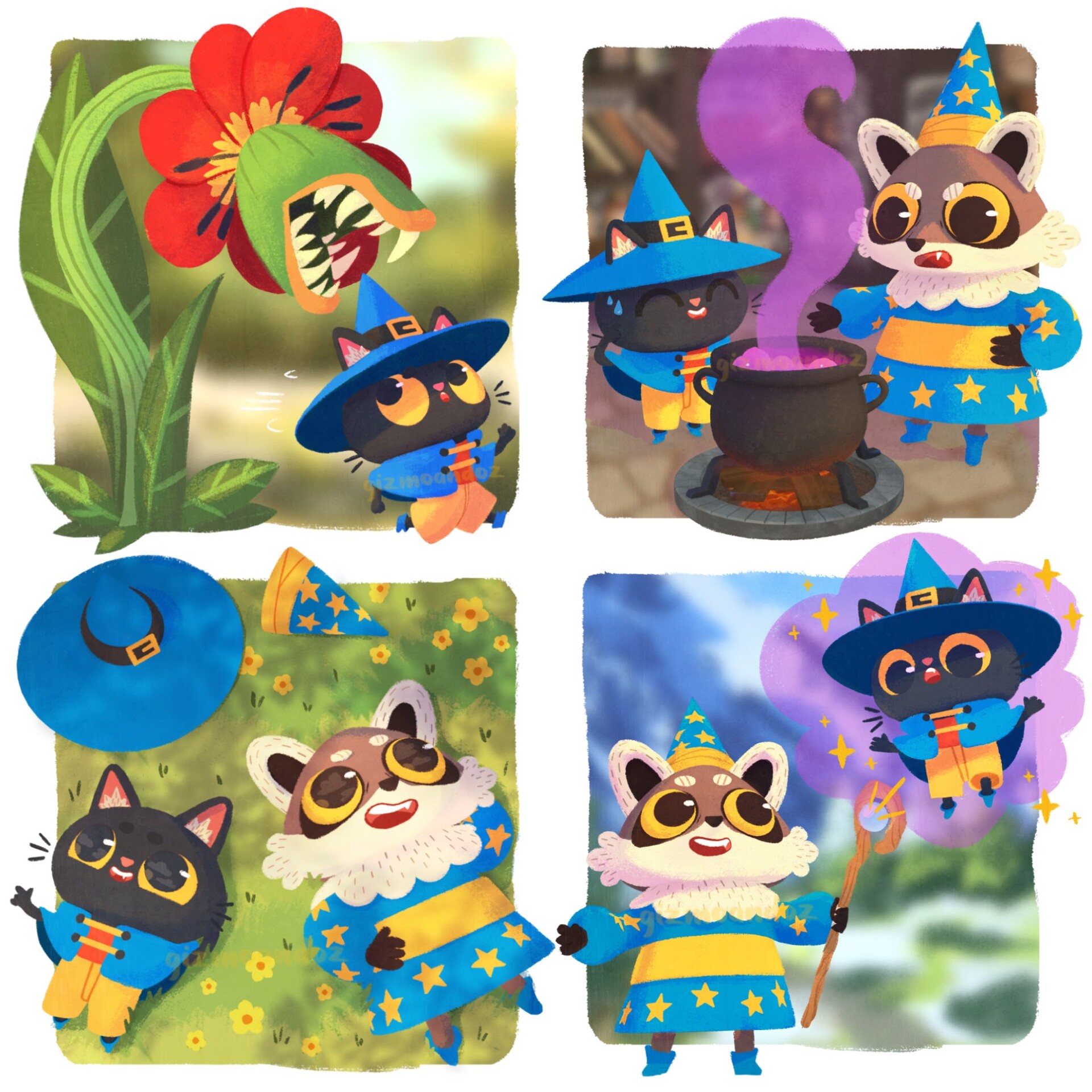 ArtStation - The Magical Adventures of Gizmo and Oz Concepts