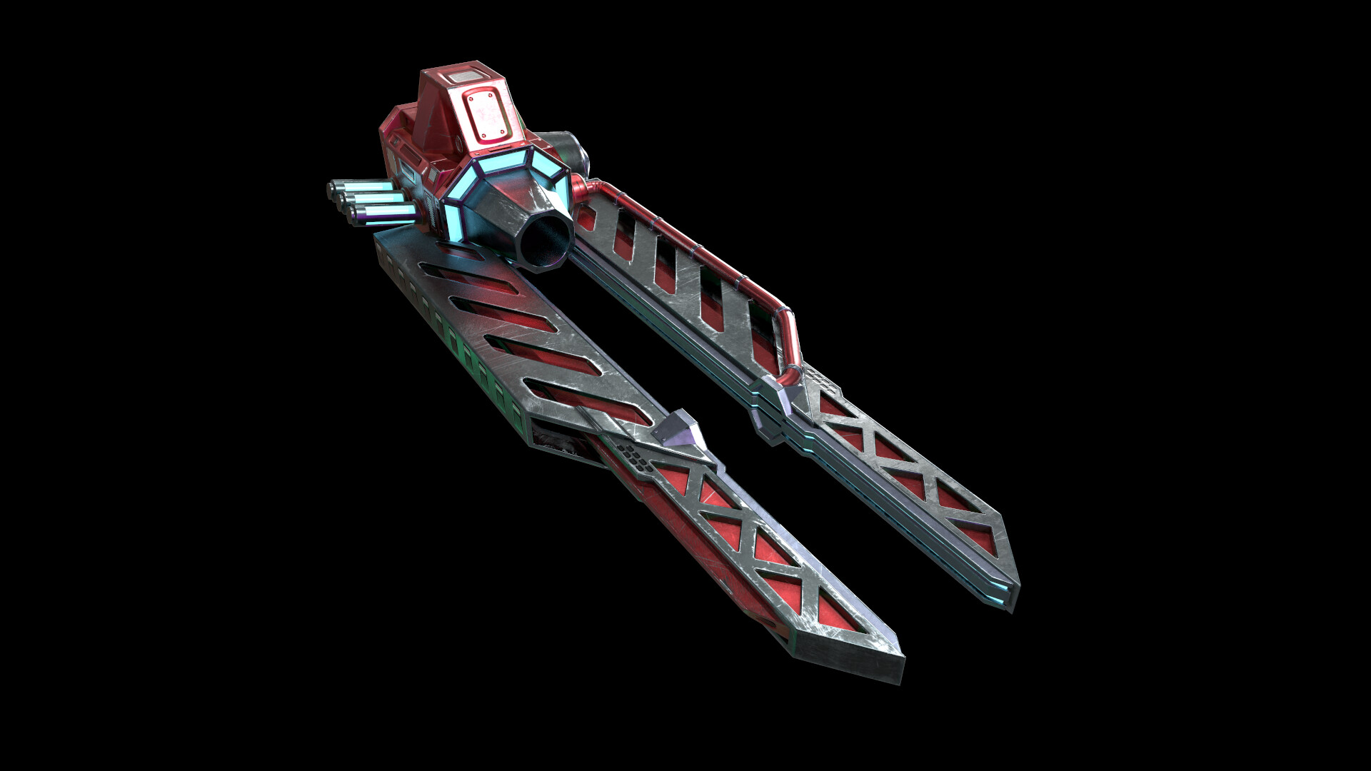 ArtStation - Mecha Weapons The Railgun