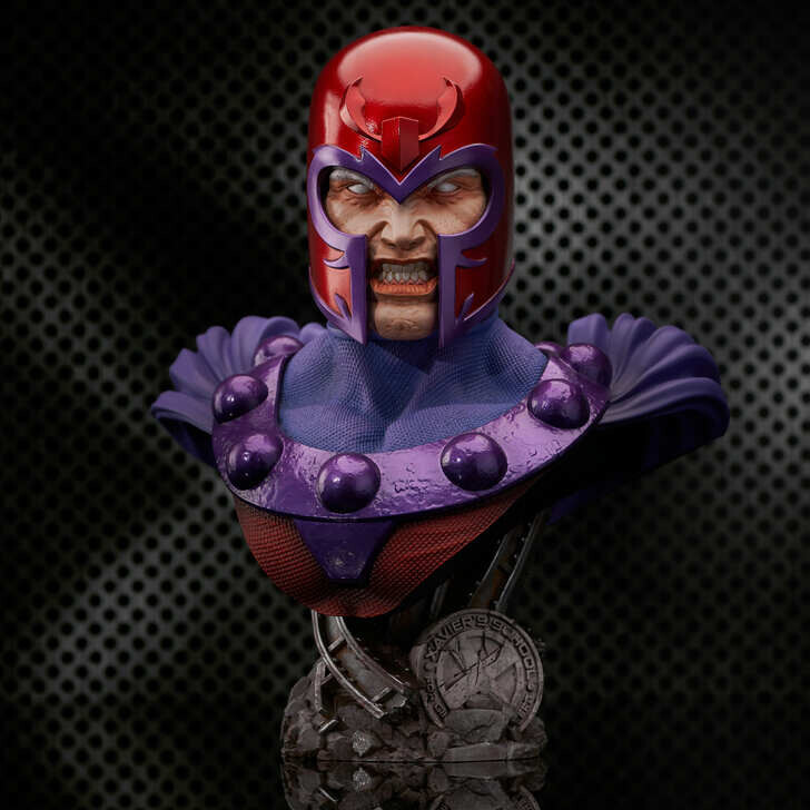 ArtStation - Bust-Magneto-Diamond-Select_Toys