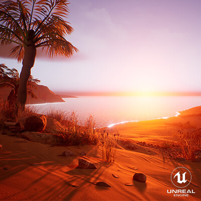 ArtStation - Sunset Island