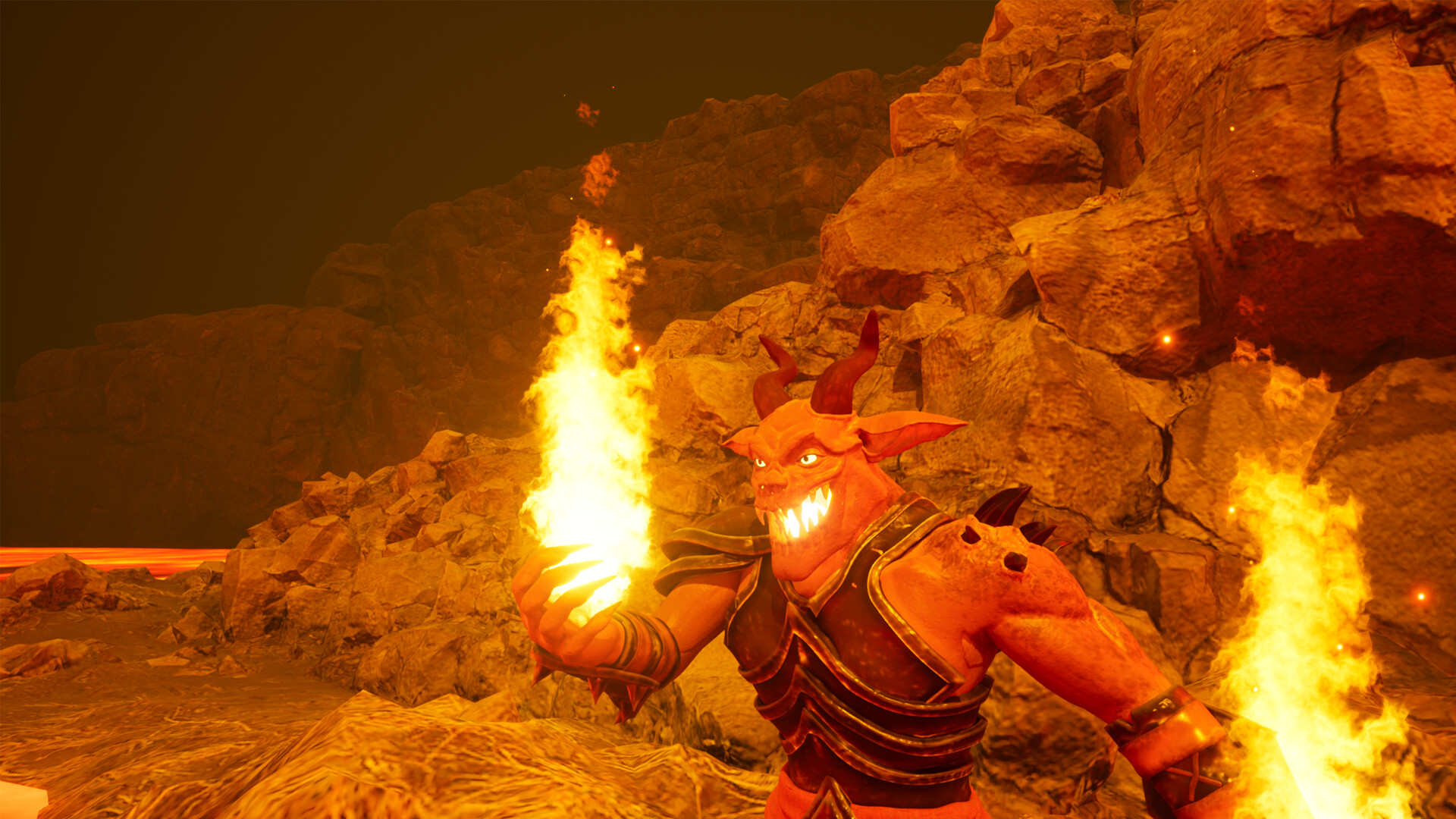 ArtStation - Fire Goblin stylized