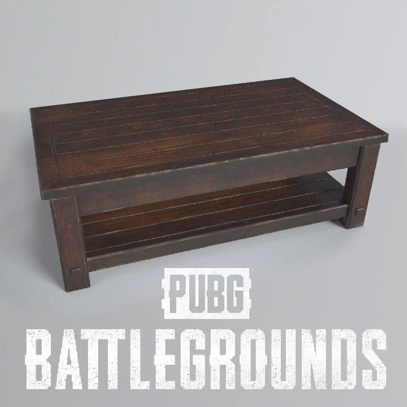 ArtStation - PUBG: Lodge Table