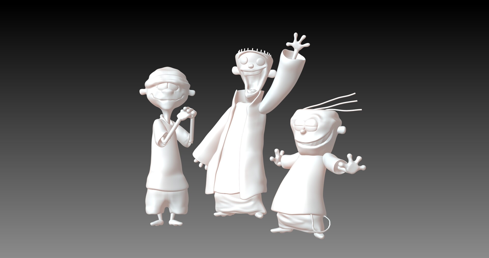 ArtStation - Ed Edd 'n' Eddy 3D Models