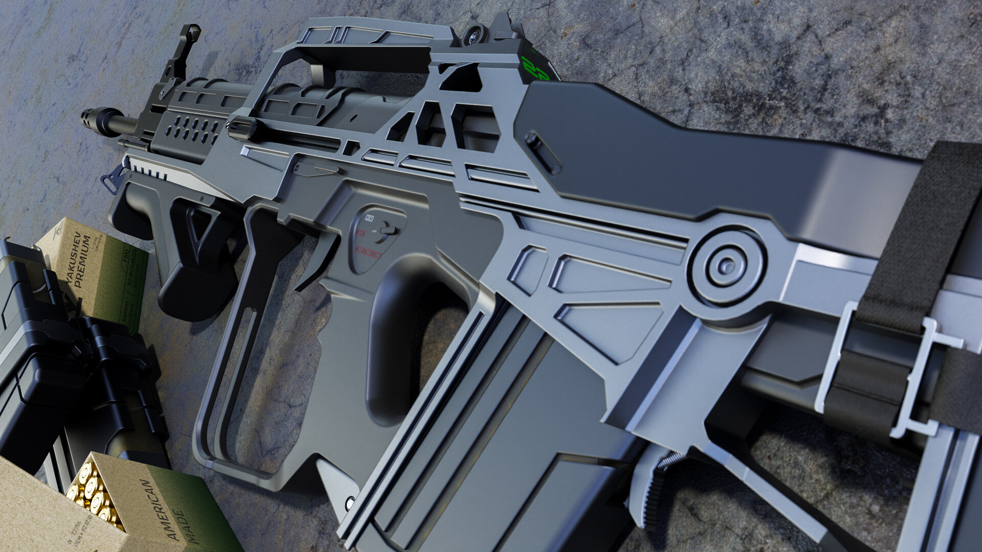 ArtStation - Concept Weapon Design to 3D