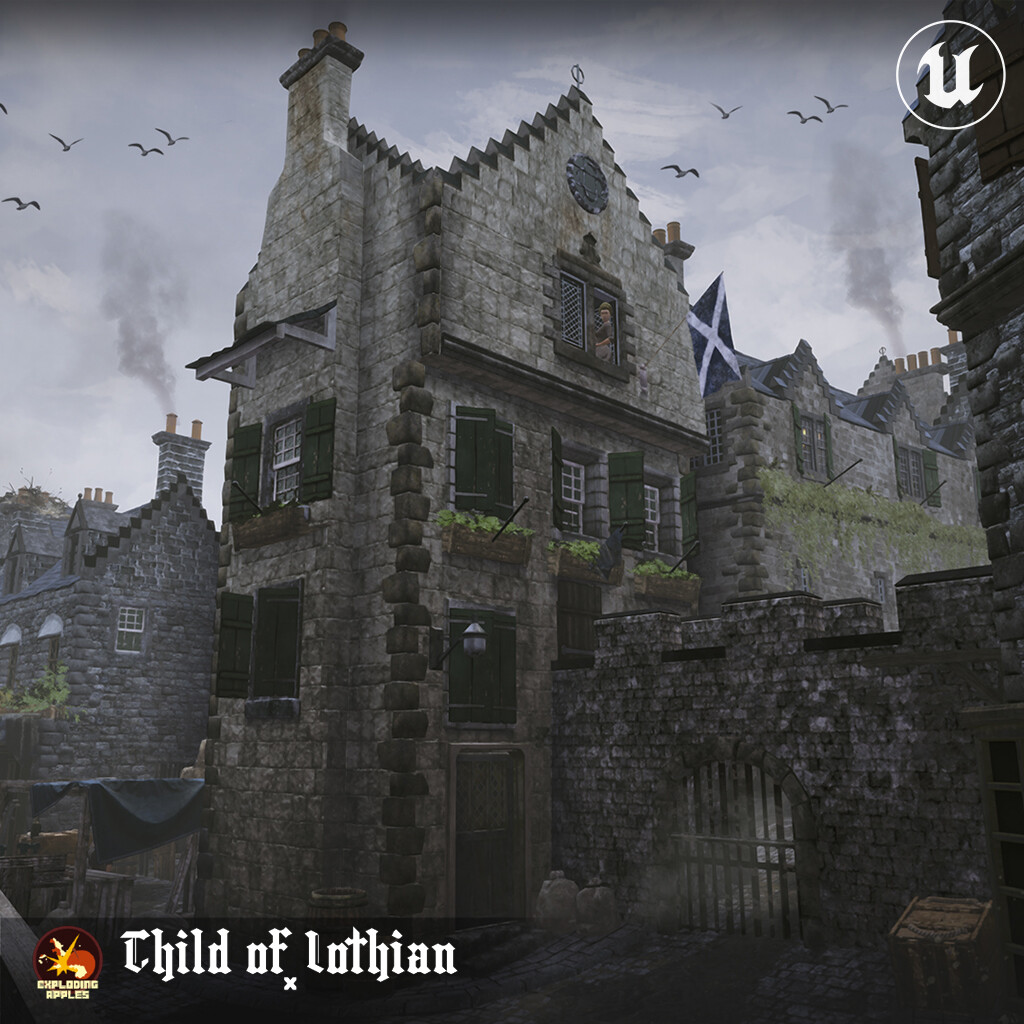 ArtStation - Child of Lothian Environment Buildings