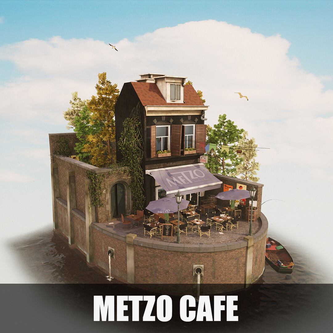ArtStation - Personal Project - Metzo Cafe
