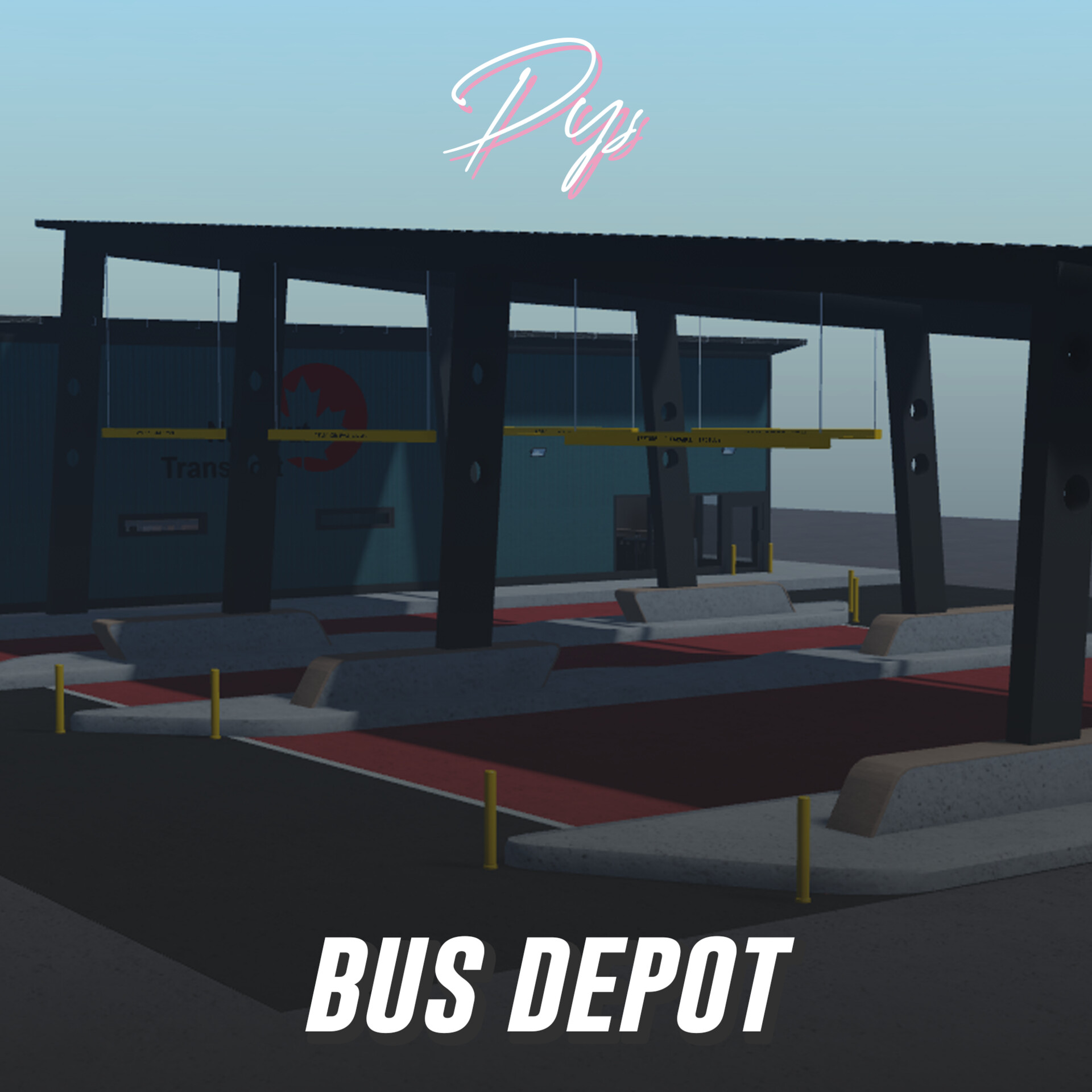 ArtStation - Bus Depot [Roblox]