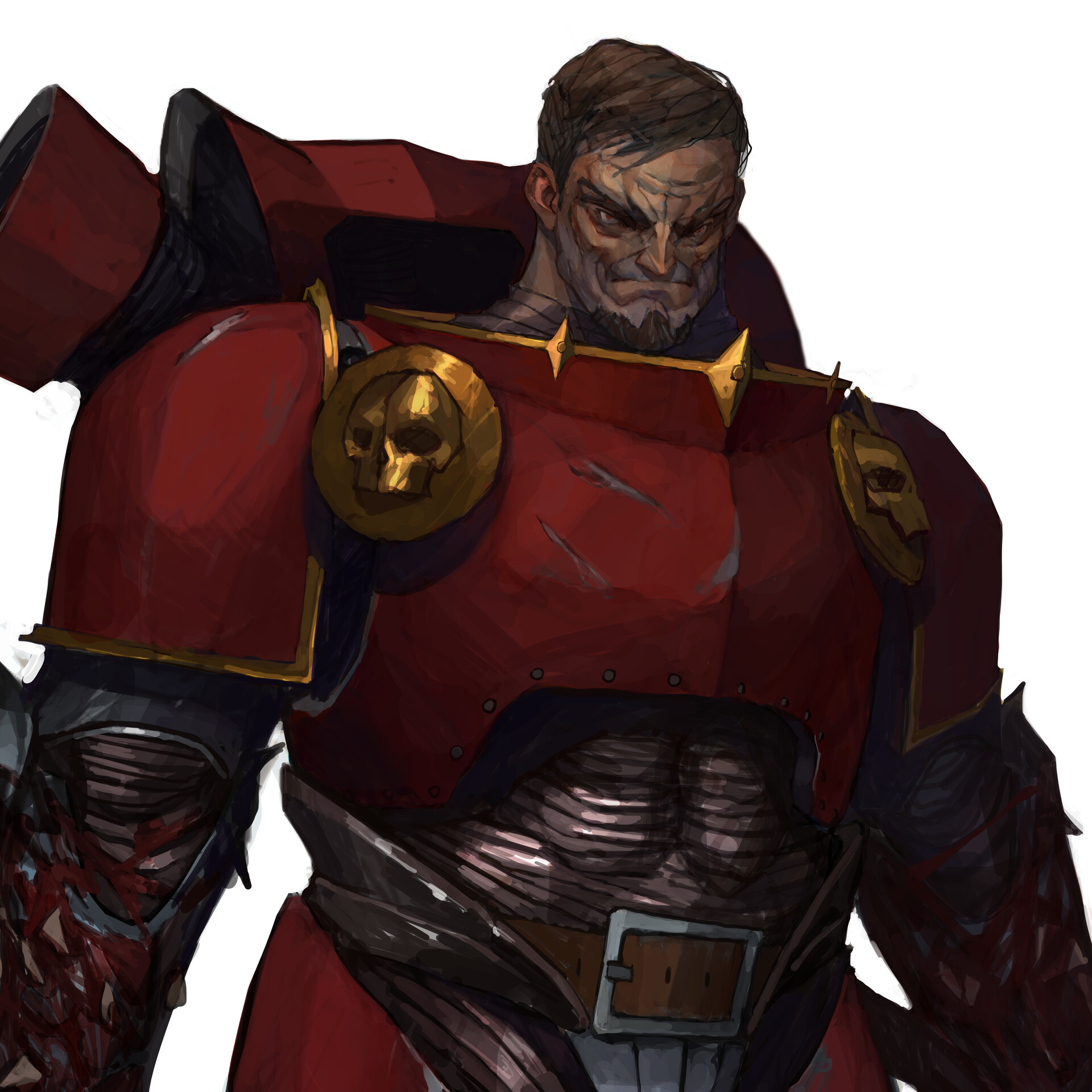 ArtStation - Renegade Adeptus Arbites officer