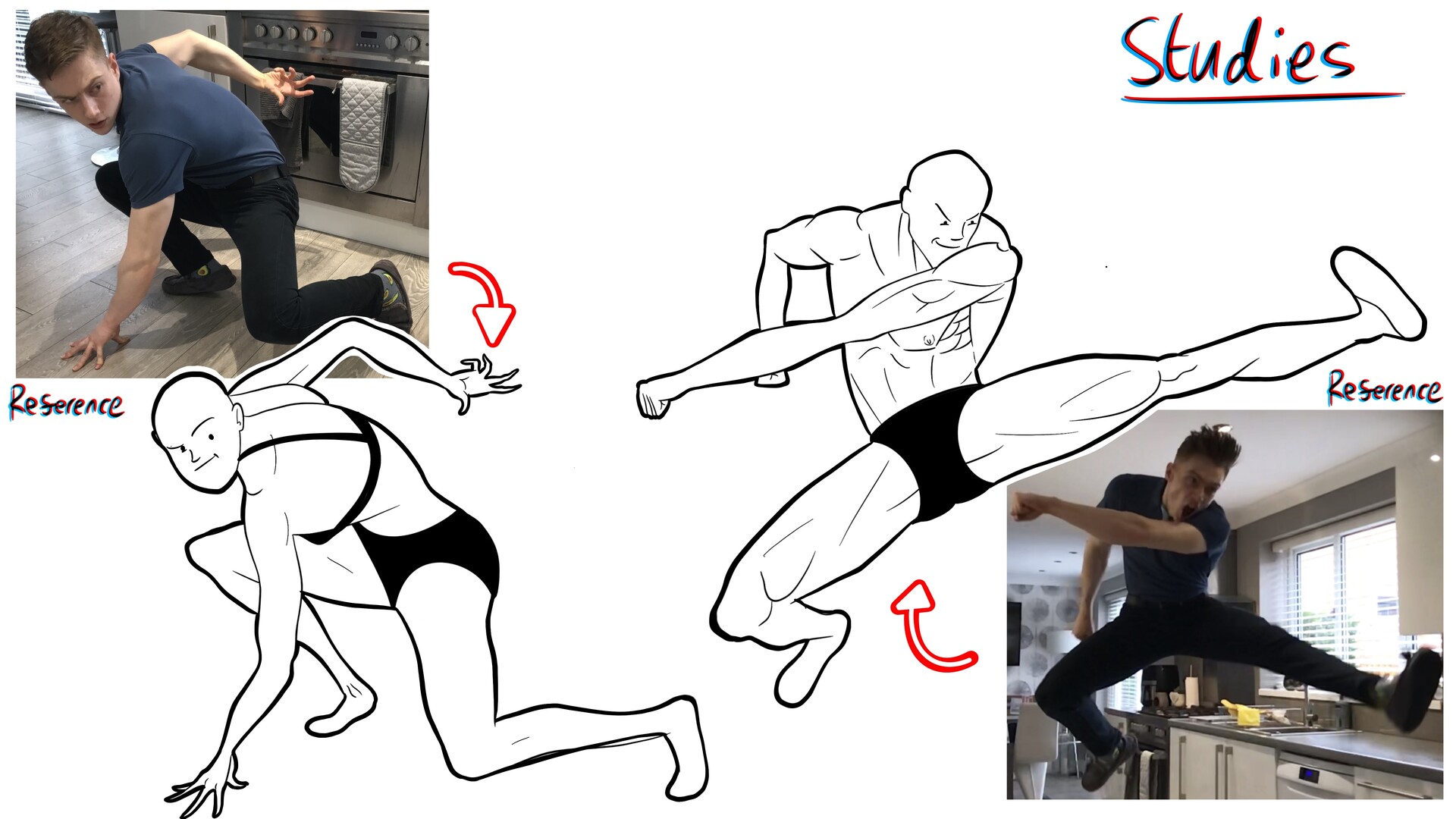 ArtStation - How I Do Character Posing.