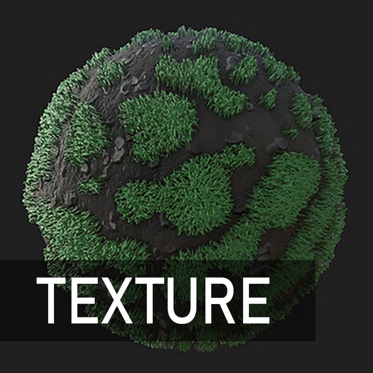 ArtStation - Procedural Patchy Grass Texture