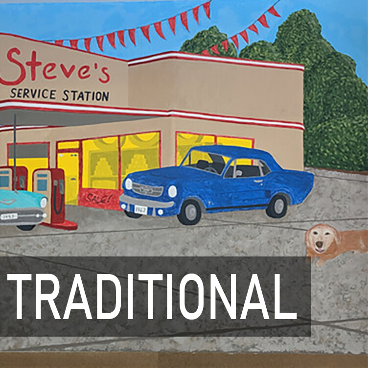 ArtStation - Steve's Service Station Mural