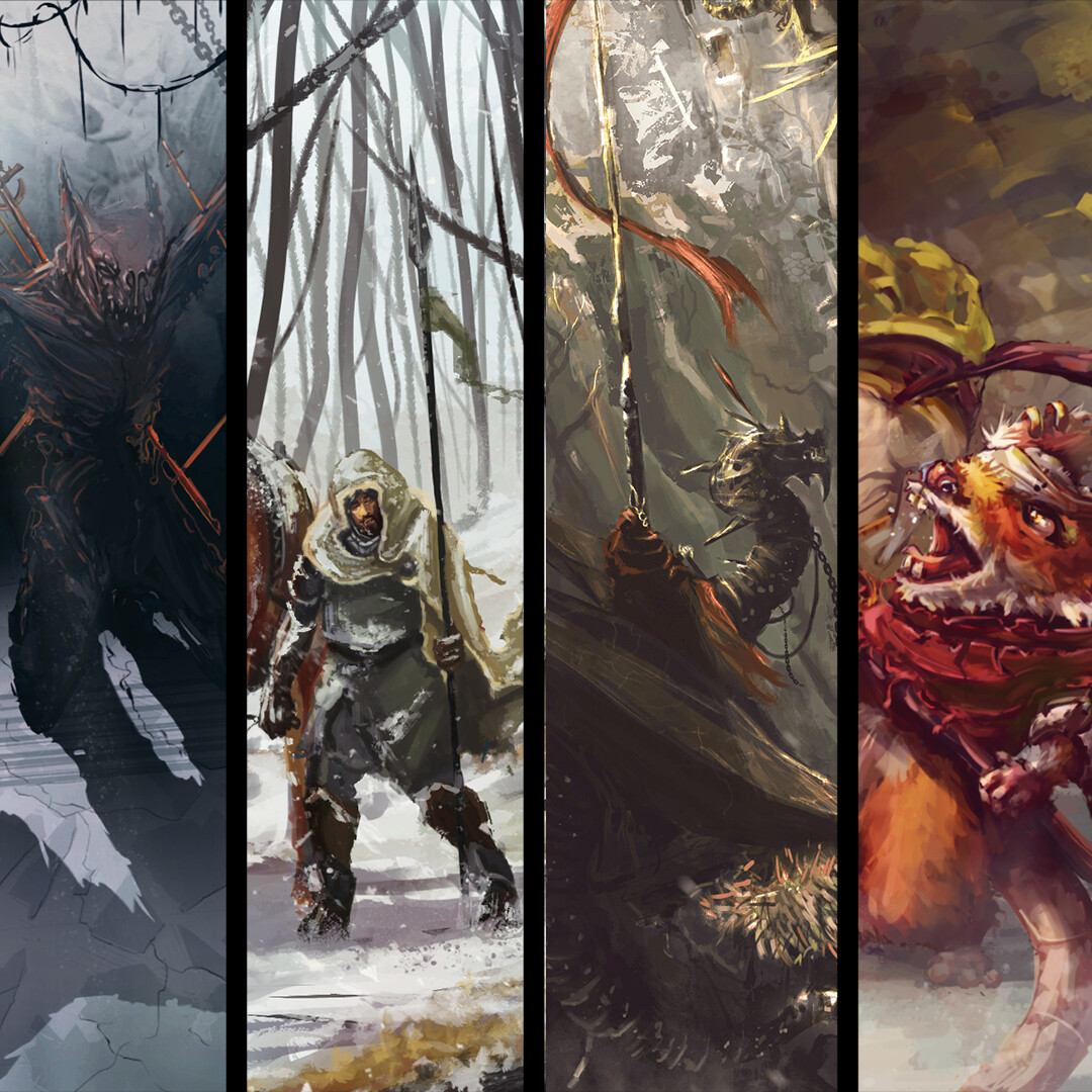 ArtStation - Fantasy illustration and speed painting collection I