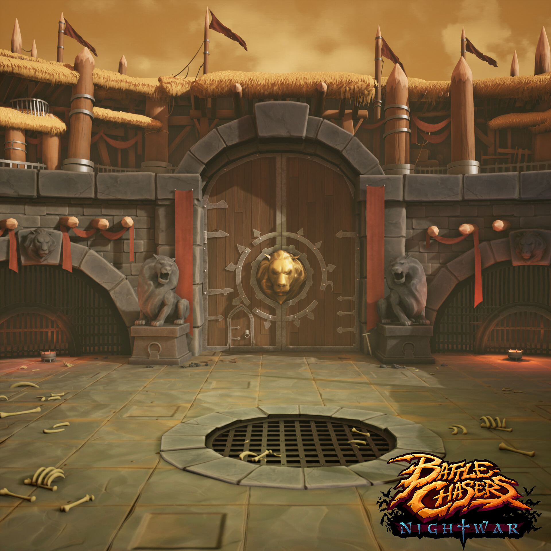 ArtStation - Battle Chasers Combat Background Fan Art