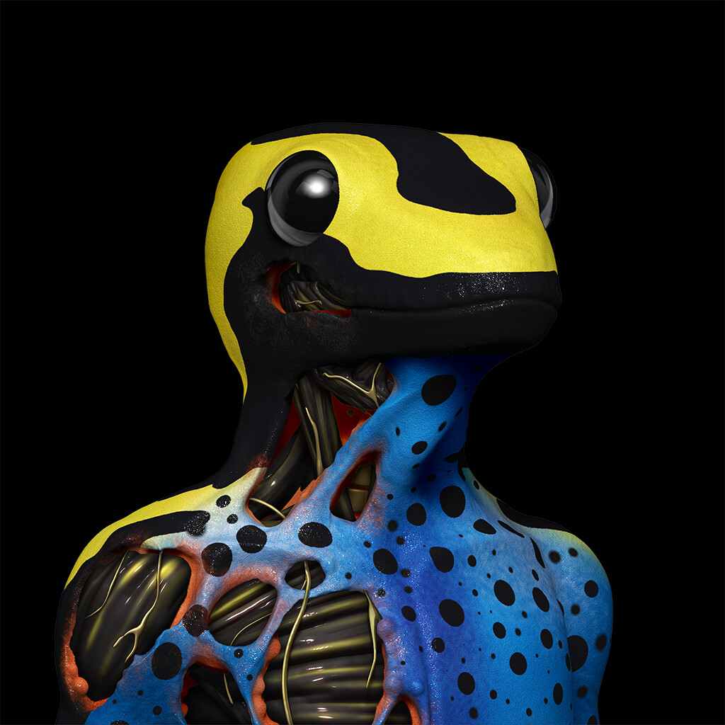 ArtStation - Humanoid Dart Frog NFT