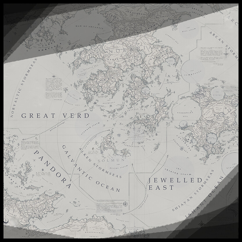 ArtStation - The Verd - World Map