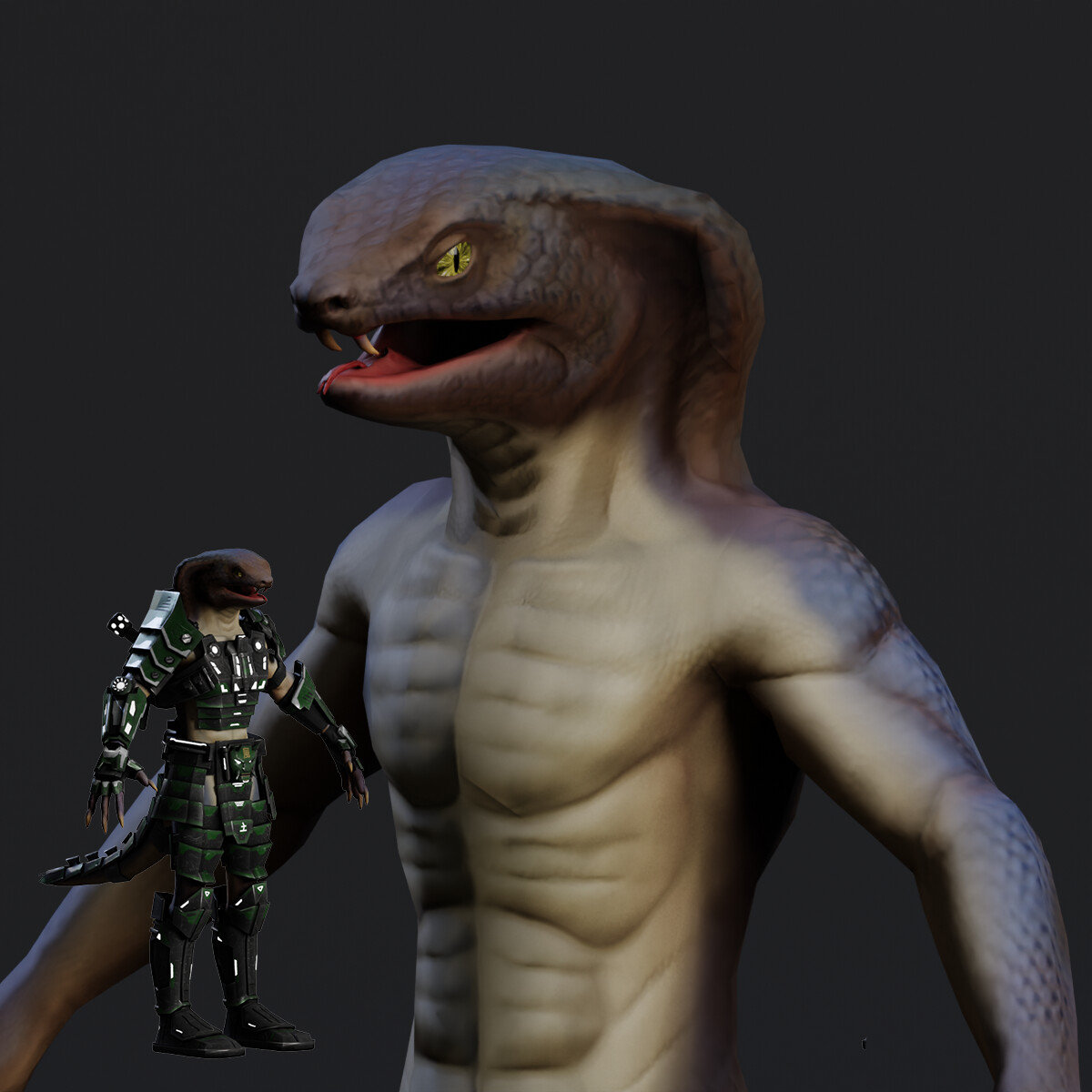 ArtStation - Soldier Snake