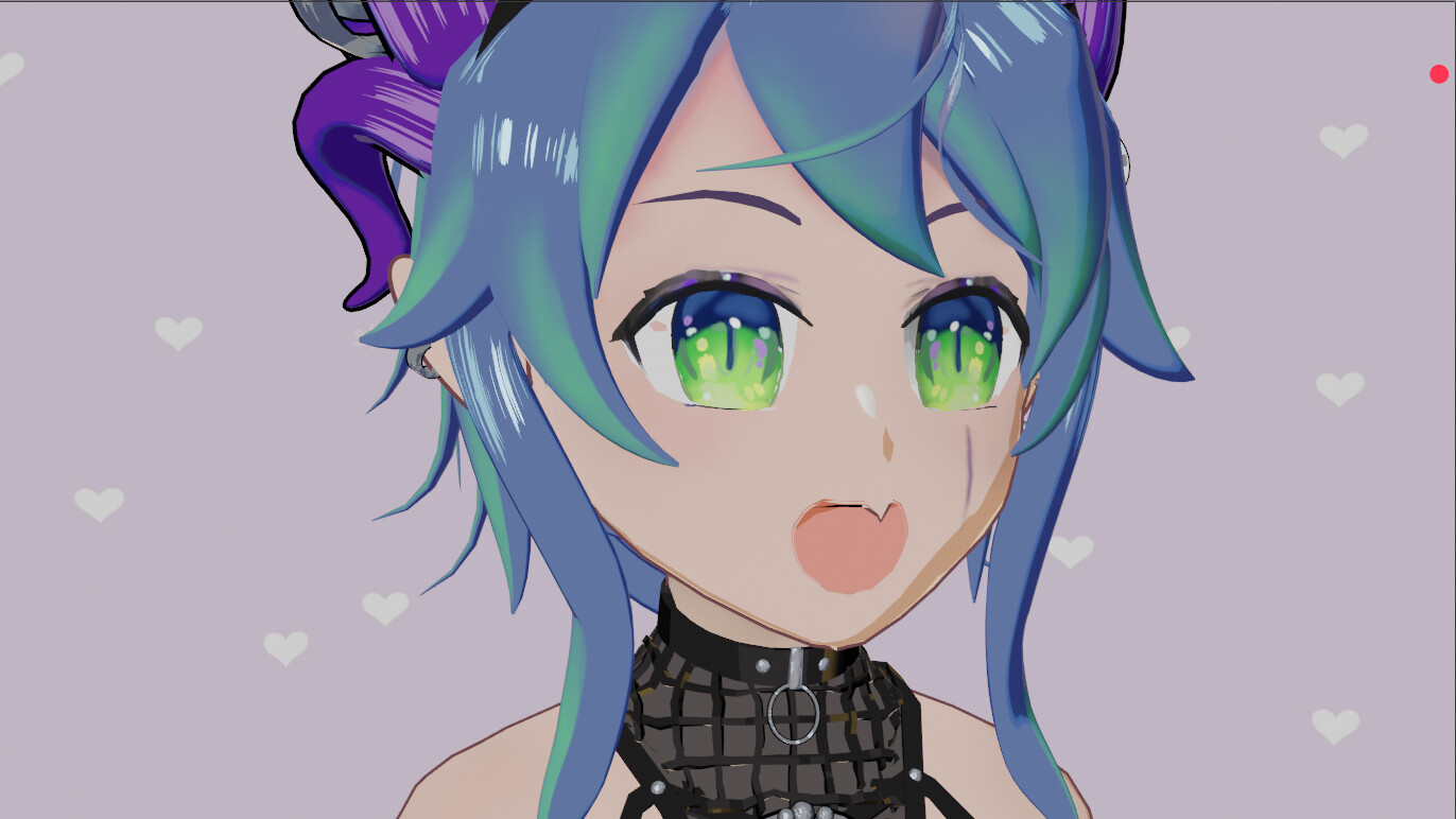 ArtStation - 3D Apricot - Hololive Vtuber - Focusing on retopology and ...