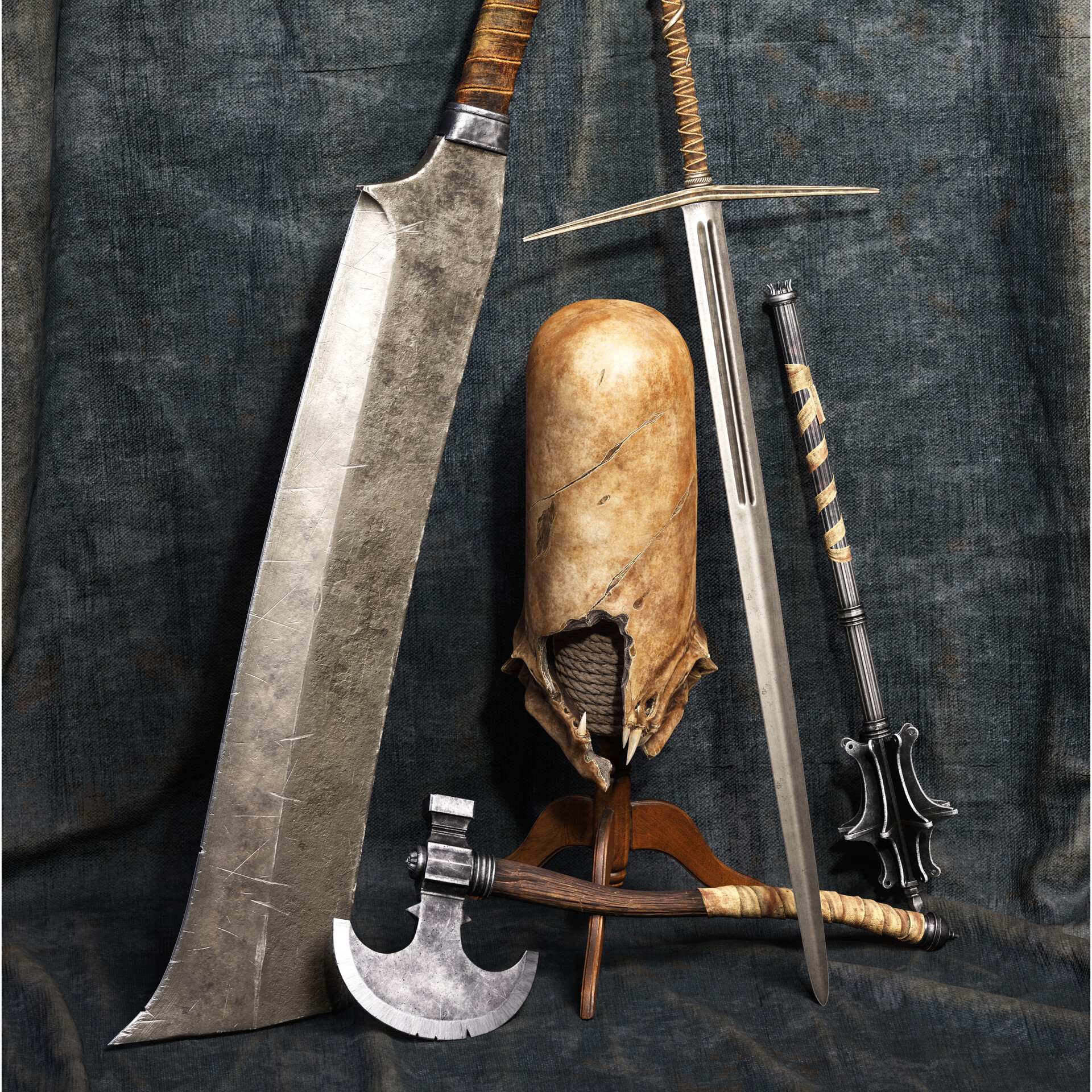 ArtStation - Dragon Hunters Weapons