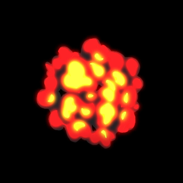 ArtStation - VFX Explosion classic animation