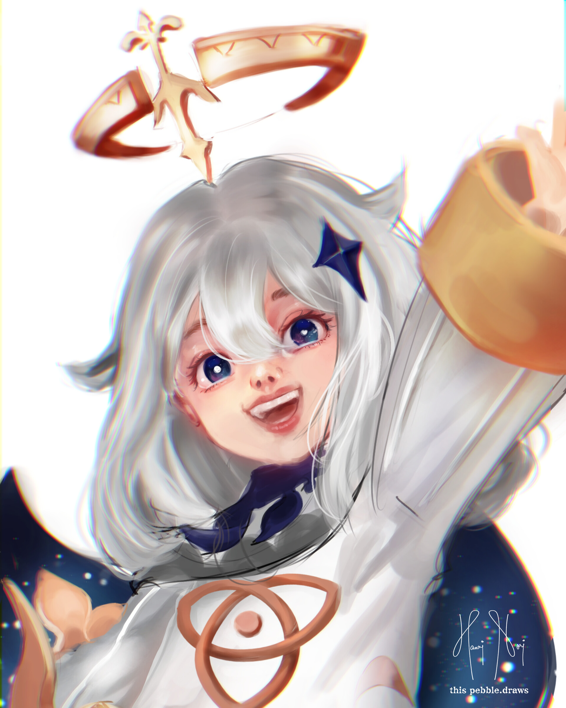 ArtStation - Paimon Character Card