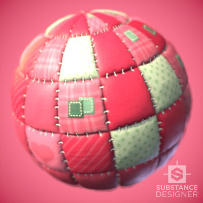 ArtStation - Stylized Patchwork Quilt Material