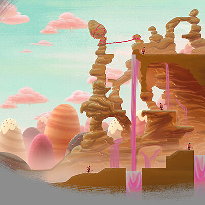 ArtStation - Wreck it Ralph Game Environments