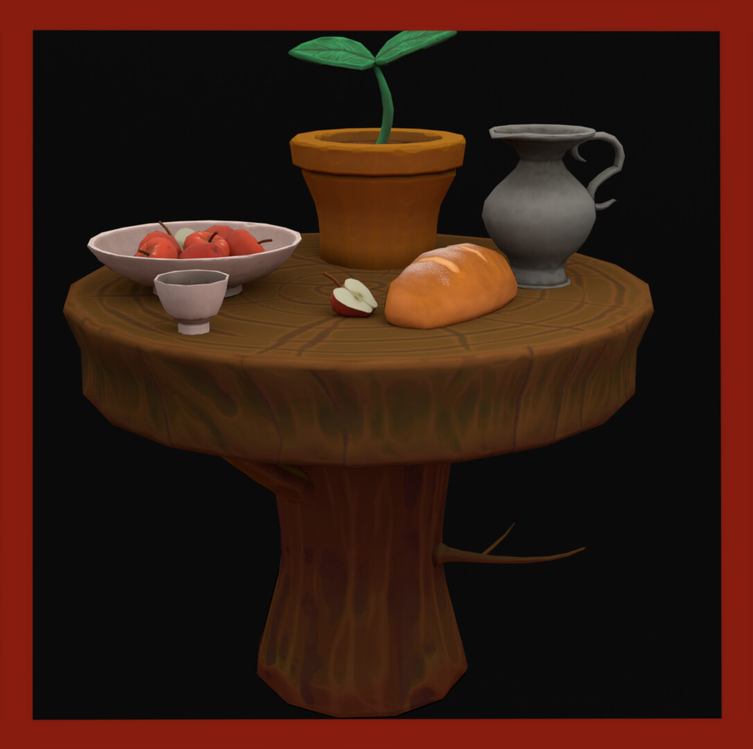 ArtStation - Stylized Fantasy Table
