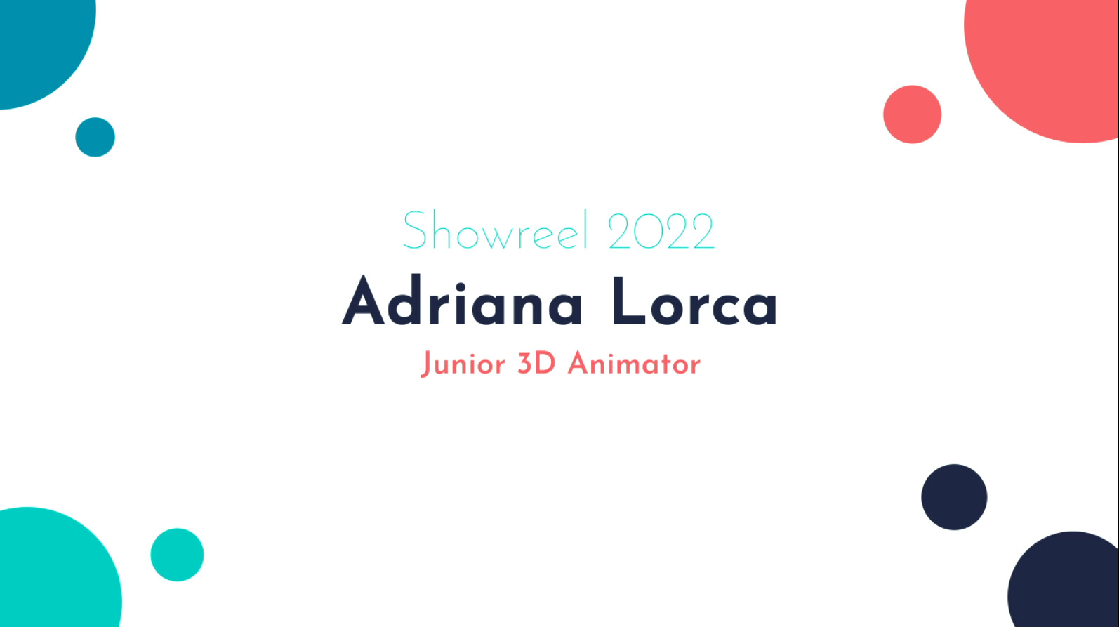 ArtStation - Demoreel 3D Animation 2022