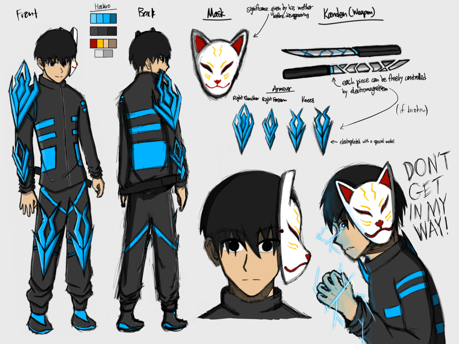 ArtStation - Hachiro Character Design